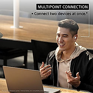 Sony LinkBuds S Truly Wireless Noise Canceling Earbud Headphones with Alexa Built-in, Bluetooth Ear Buds Compatible with iPhone and Android, White