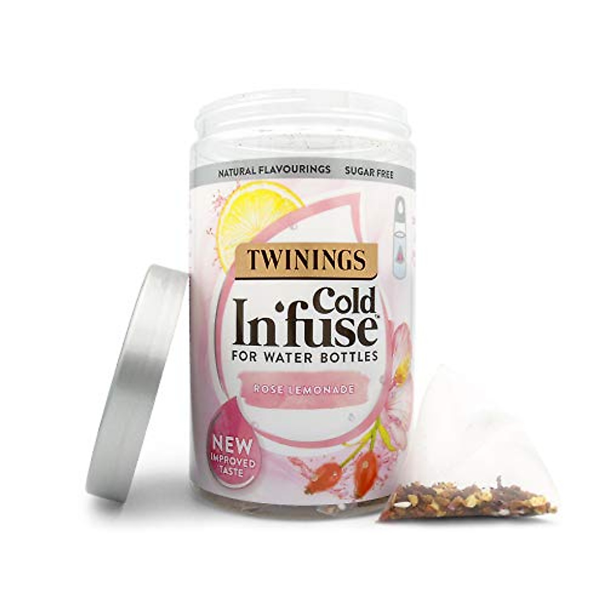 Twinings Cold In'Fuse For Water Bottles - Rose Lemonade