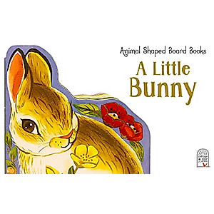 A Little Bunny - Children's Animal Shaped Board Book,