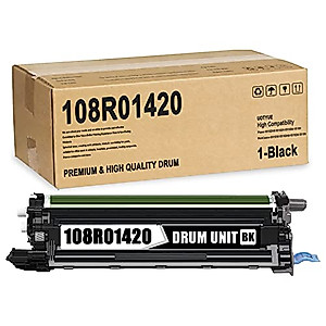 1-Pack 6510/6515 108R01420 Black Drum Unit - UOTYUE Compatible 108R01420 Remanufactured Drum Unit Replacement for Xerox Phaser 6510DNM 6510DN 6510DNI 6510N Printer (High Yield)