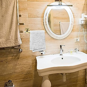 Alipis Towel Bar Bath Towel Rack for Bathroom Towel Holder Bathroom Towel Bar Wall Mounted Towel Rod Punch-Free Towel Rail Hanger for Bathroom Wall