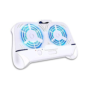 FZZDP Multifunctional Game Handle Dual Fan Cooling Bracket Mobile Phone Radiator Comfortable Handle. (Color : E)