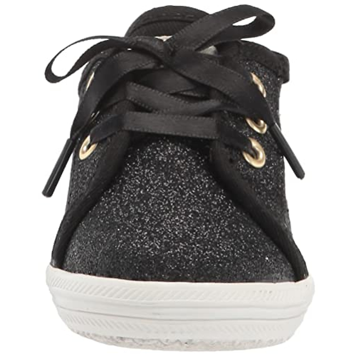 Keds Baby Kickstart Crib Sneaker, Black, 3 US Unisex Infant