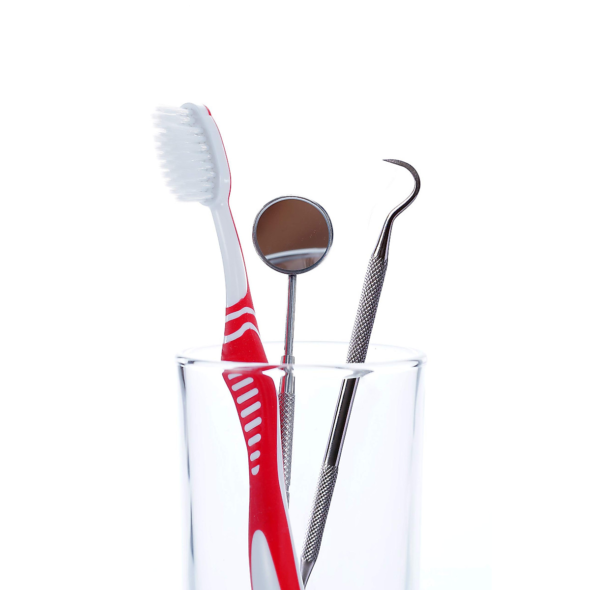 Dental Plaque Remover Tool for Teeth Cleaning - Tooth Scraper for Plaque and Tartar Remover Tool - Dentist's Stainless Steel Dental Scaler Scraper Pick