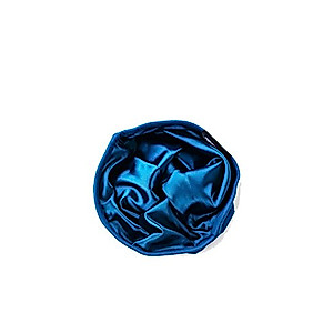 Grace Eleyae GE Women's Satin Lined Sleep Cap Slap Silky Beanie Soft Smooth & Stylish Hair Care Hat (Fall Teal)