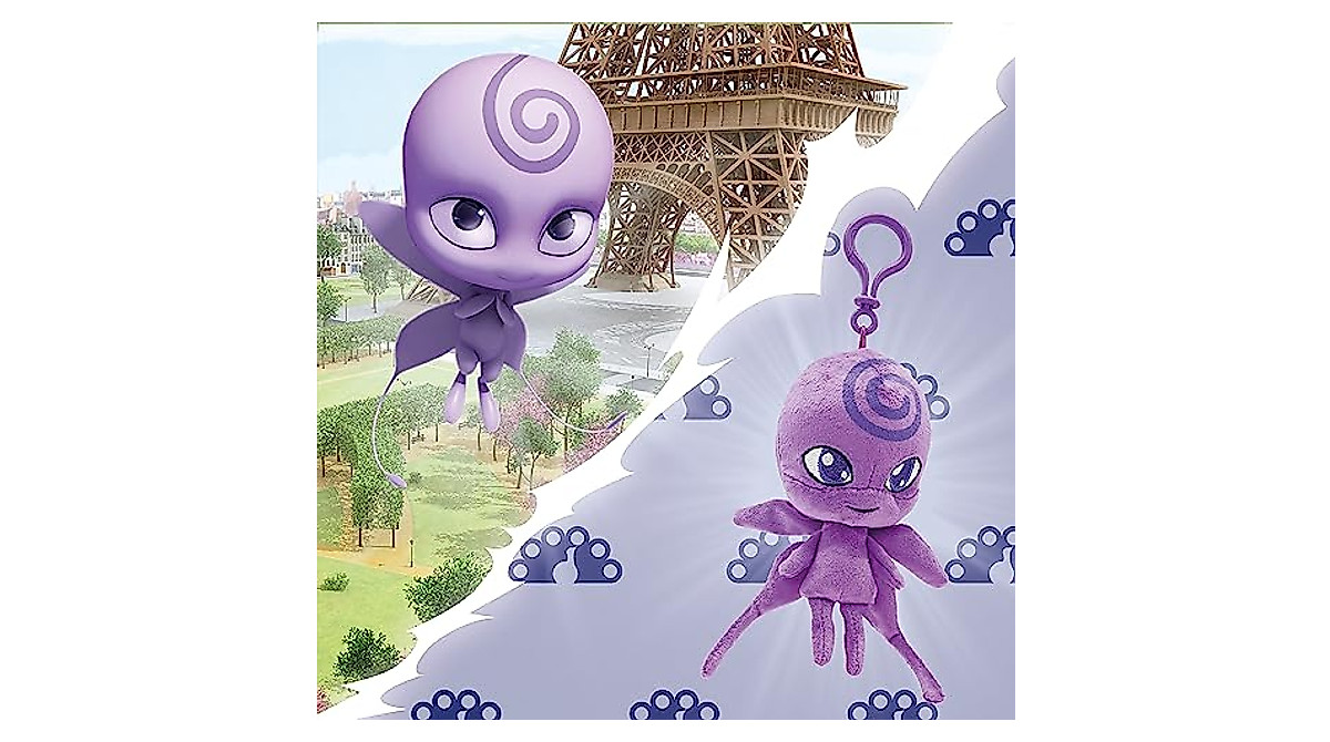 5-Inch Nooroo Butterfly Plush from Miraculous Ladybug