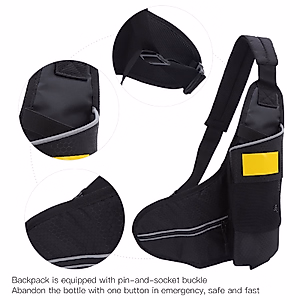 Diving Oxygen Cylinder Bag,1L Carrying Case Quick Dry Storage Shoulder Bag for Diving