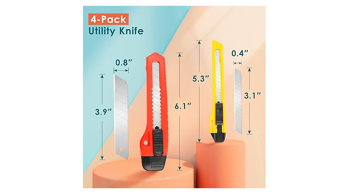 ORIENTOOLS Utility Knife Set | Durable & Safe Cutter