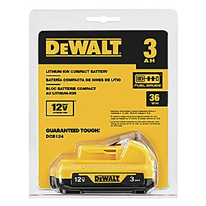 DEWALT 12V MAX* Battery, 3.0-Ah (DCB124)