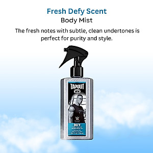 Tapout Defy Body Spray Perfume for Men – Refreshing Fragrance, 8 Ounces