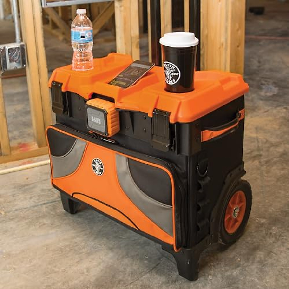 Klein Tools 55473RTB Rolling Tool Bag, Tradesman Pro Tool Master, 250lbs Load Rated