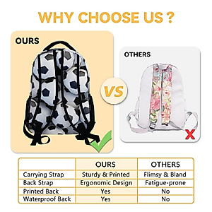 NICEFORNICE Soccer Backpacks Kids, 16 Inch Cute Backpack for School, White Lightweight Bookbag for Boys