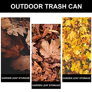 BESPORTBLE PopUp Trash Can, 10Gallon Collapsible Garbage containers - Portable Recycle Bin for Camping Outdoor BBQs, Tailgating Leaf or Yard Cleanup