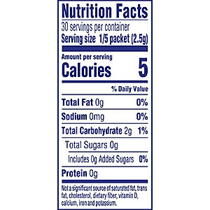 Crystal Light Sugar-Free Strawberry Orange Banana Low Calories Powdered Drink Mix, 72 Count Pitcher Packets