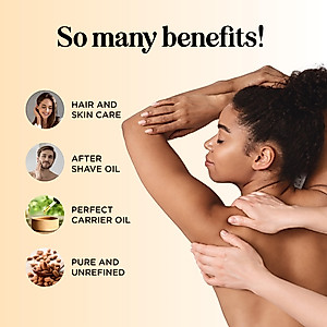 Cold Pressed Sweet Almond Oil - Pure Sweet Almond Oil for Skin Care and Moisturizing Body Oil for Men and Women - Carrier Oil for Essential Oils Mixing for Hair Skin and Nails DIY Beauty Products 16oz