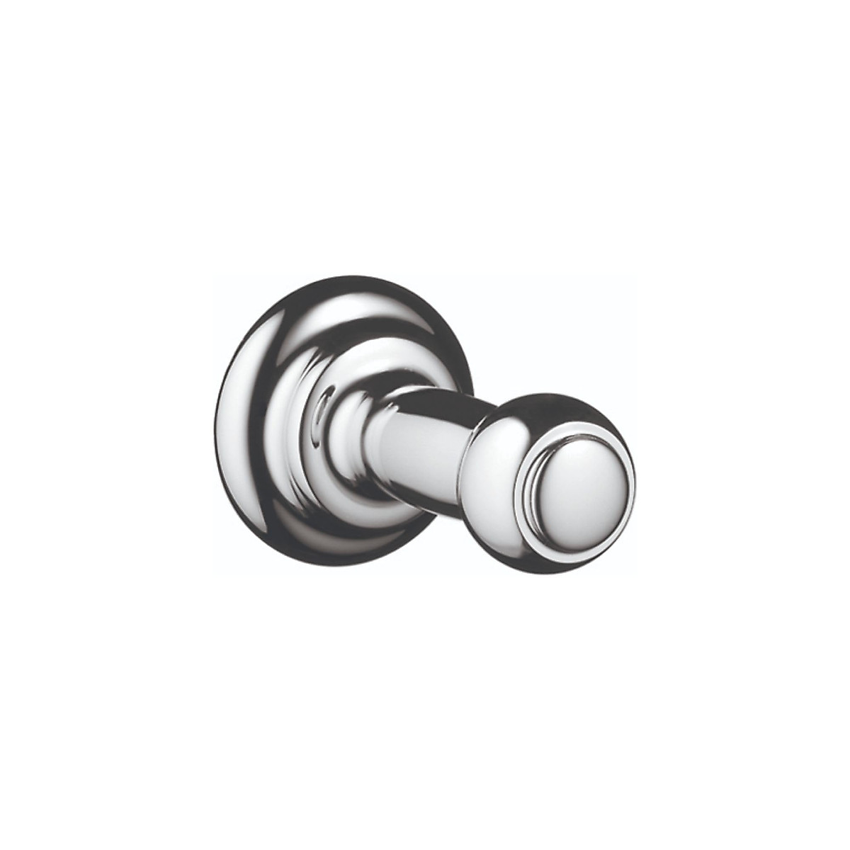 hansgrohe Hook Timeless 1-inch Classic Towel Holder in Chrome, 06096000