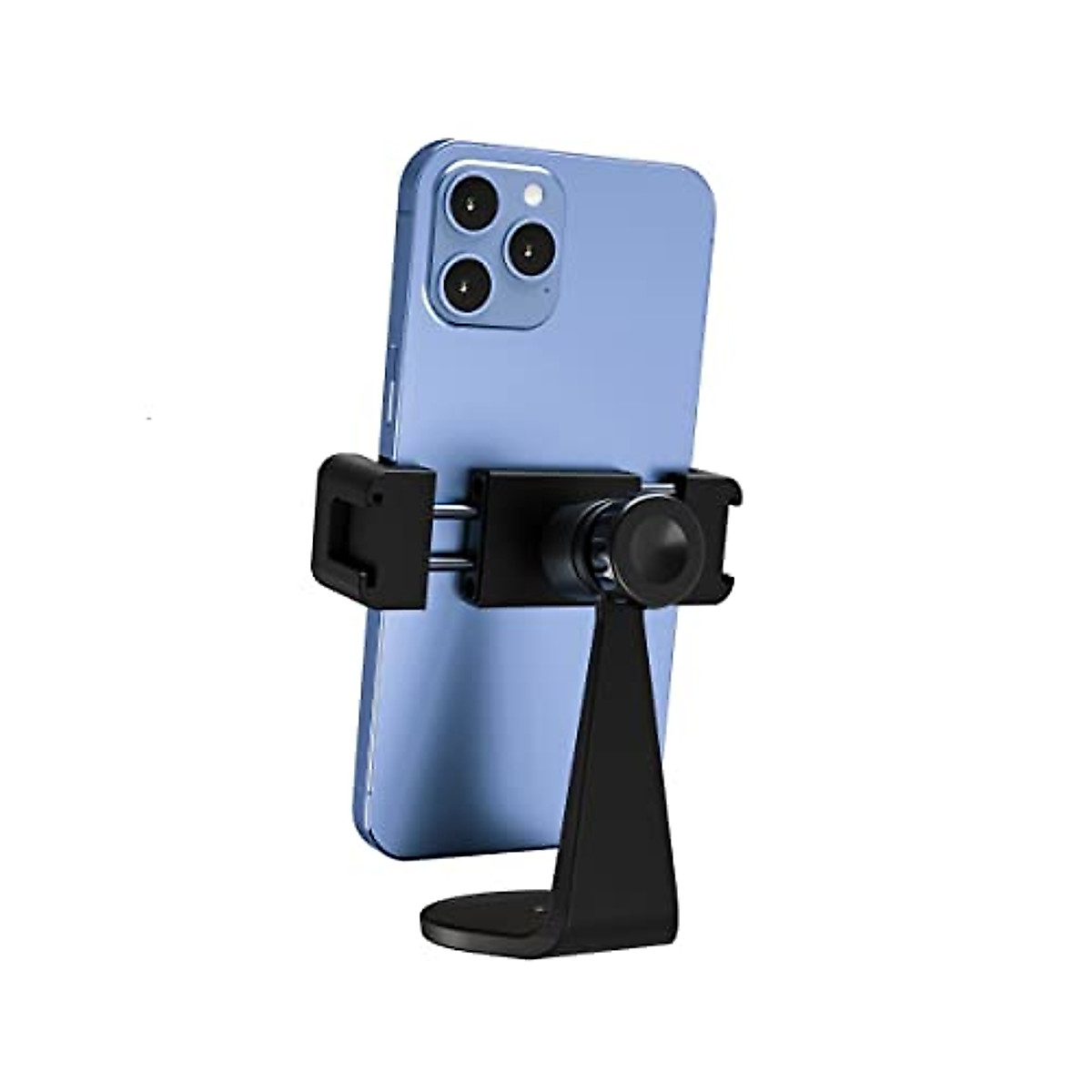 Pivo Smart Mount Adjustable 360° Vertical and Horizontal Smartphone Aluminum Holder Stand with Universal Clamp Adapter ¼ inch Thread for Tripods