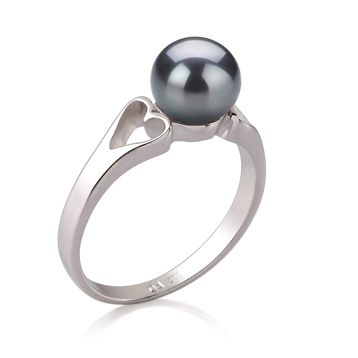 Jessica Black 6-7mm AA Quality Freshwater 925 Sterling Silver Cultured Pearl Ring For Women - Size-9