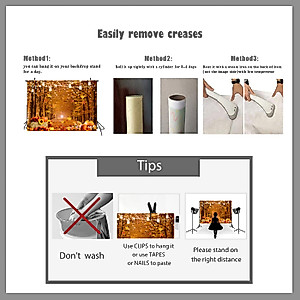 LTLYH 7x5ft Fall Forest Backdrop Autumn Thanksgiving Backdrop Maple Forest Leaves Friendsgiving Party Banner Backdrop Supplies Farm Harvest Event Photo Backdrop 185