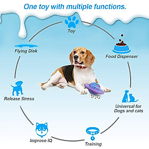 SUPCHON Interactive Dog Toys, Dog Puzzle Toys for Large Medium Dogs 100% Natural Rubber Dog Treat Dispensing Balls