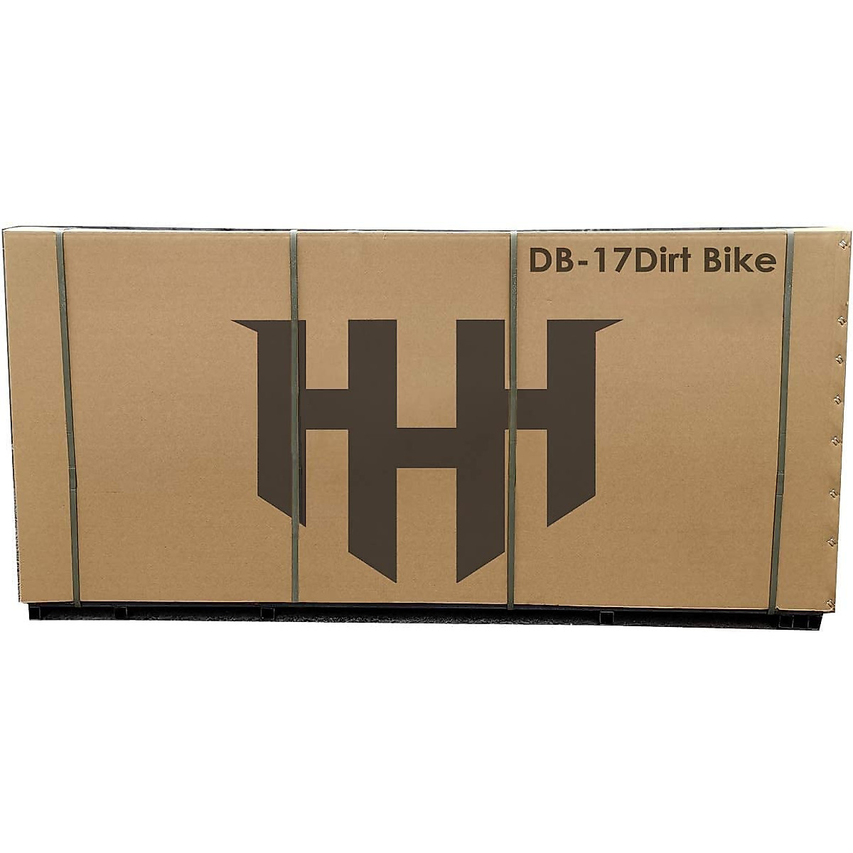 HHH TAO TAO 125cc DB-17 Adult Youth Kids Gas Dirtbike Pit Bike 17/14 inch Wheel (Black Color)