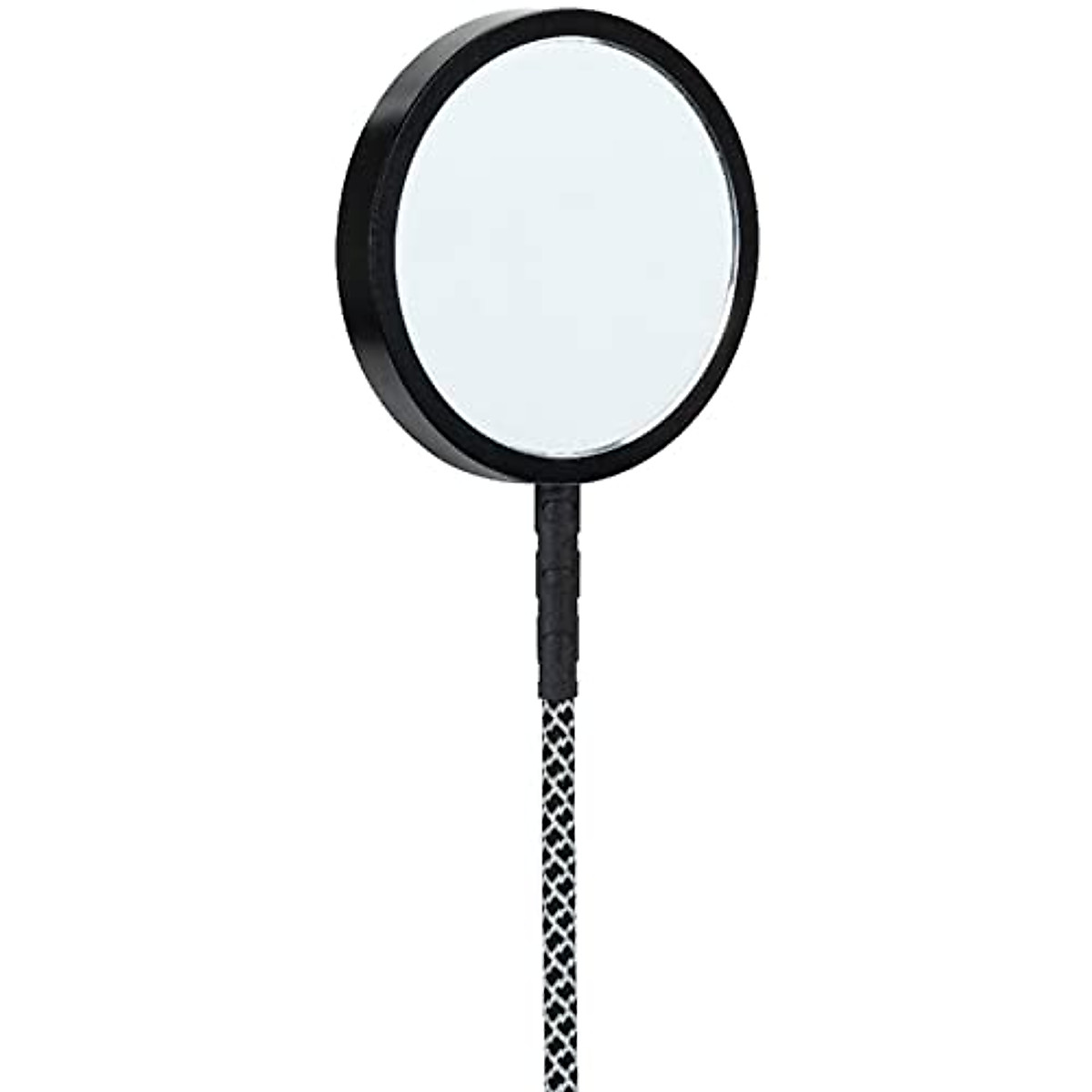 iHome Magnetic Wireless Charger with10W Durastrain Charging Nylon Cable and Silicone Cable Wrap, Compatible with MagSafe Cases, for iPhone 12/13,(Black, 10ft)