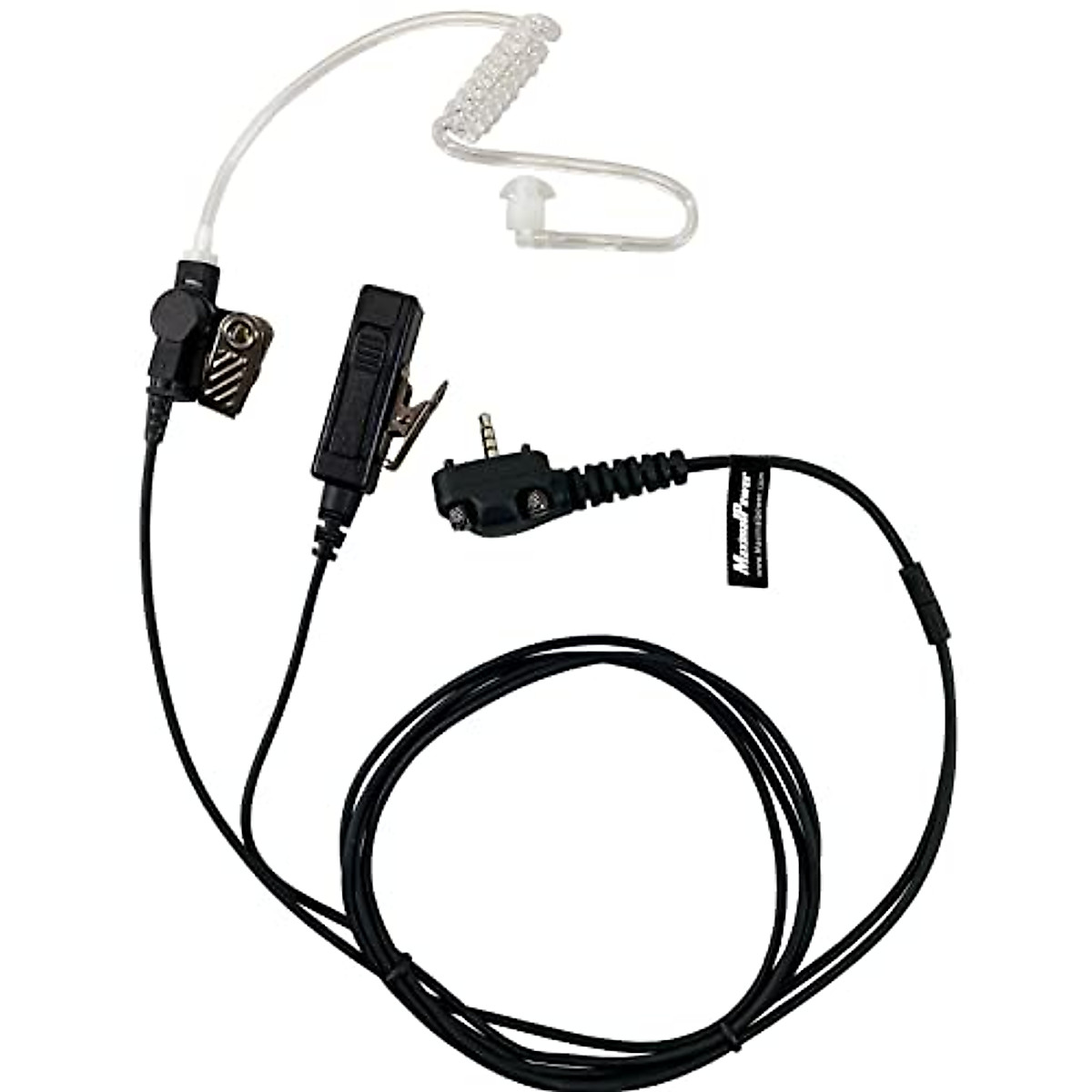 MaximalPower PTT Headset Earpiece for Motorola Vertex Radios VX-261 VX-231 VX-210 VX-264 VX-351 VX-354 VX-424 VX-451 VX-454 VX-459 EVX-261 EVX-531 EVX-534 EVX-539