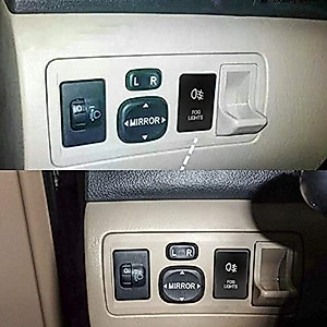 Blue Fog Light Push Button Switch LED Push Switch for 2021 Toyota Tacoma SR5 Extended Cab Pickup 4-Door