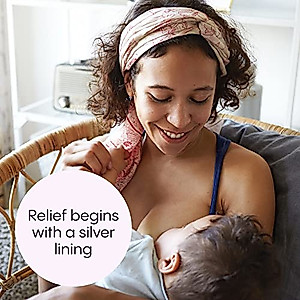 Bamibi Silver Nipple Shields for Nursing Newborn - The Original Silver Nursing Cups - 999 Silver Nipple Covers Breastfeeding - Nickel Free - Soothe and Protect Your Nursing Nipples