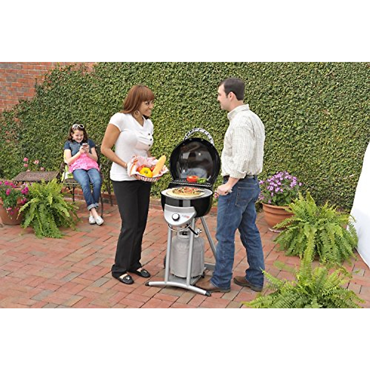 Char-Broil TRU-Infrared Patio Bistro Gas Grill, Black