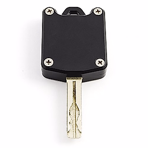 STAUBER Key Shell Replacement for Lexus/NO Locksmith Required Using Your Old Key and chip! - Black