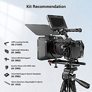 SmallRig R5 / R5 C / R6 Cage for Canon R5 R6 R5 C, Aluminum Alloy DSLR Rig Stabilizer with Cold Shoe, 1/4"-20 and 3/8"-16 Threaded Holes for Filmmaking, Video Shooting 2982B