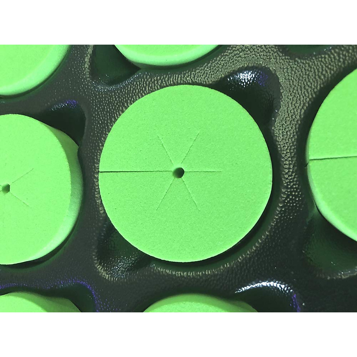 Cloning Collars 2 Inch, 2 Neoprene Inserts for Net Pots and Cloning Machines, Color-Mixed (192 Pack)