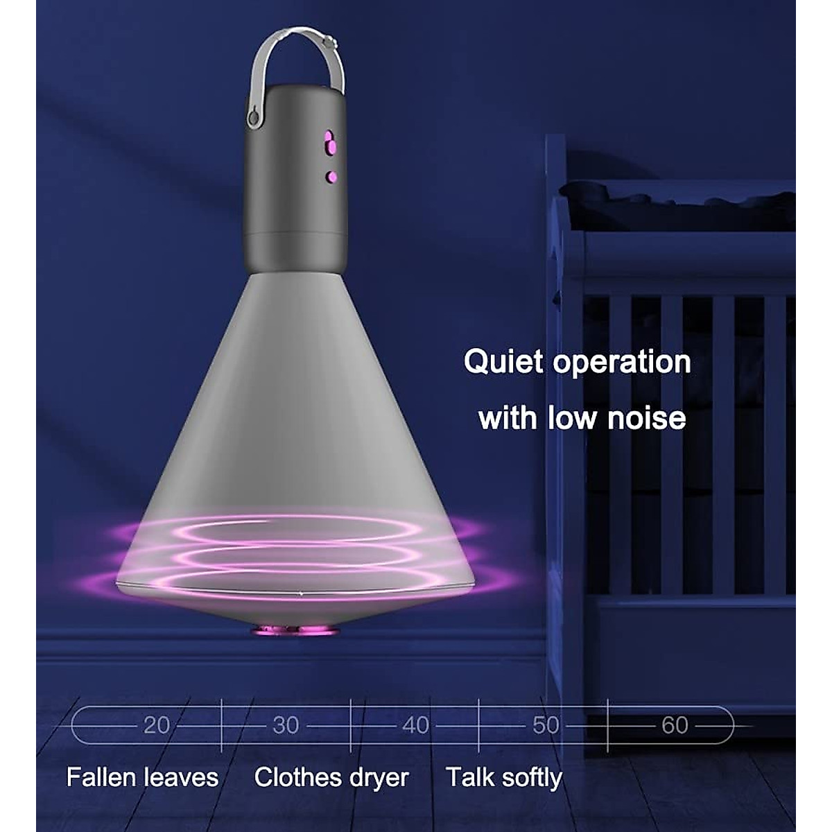 Mini Dryer, 110V Multifunctional Portable Clothes Dryer with Low Noise for Camping Hiking Business Trips Rainy Days