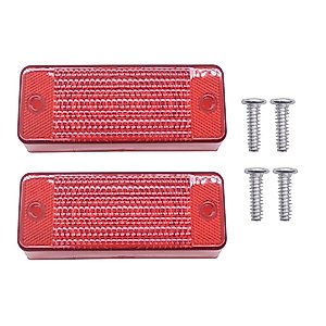 2 Pcs Rear Tail Light Lens 6672276 for Bobcat Skid Steer Loader A300 S100 S130 S150 T110 T140 T180 T190 T200 T250