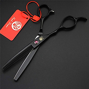 6.0 Inch Left-handed Professional Salon Hair Straight Cutting Scissor & Thinning Barber Shears,JP440C,62HRC for Hairdresser