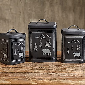 Park Designs Black Bear Canisters Set