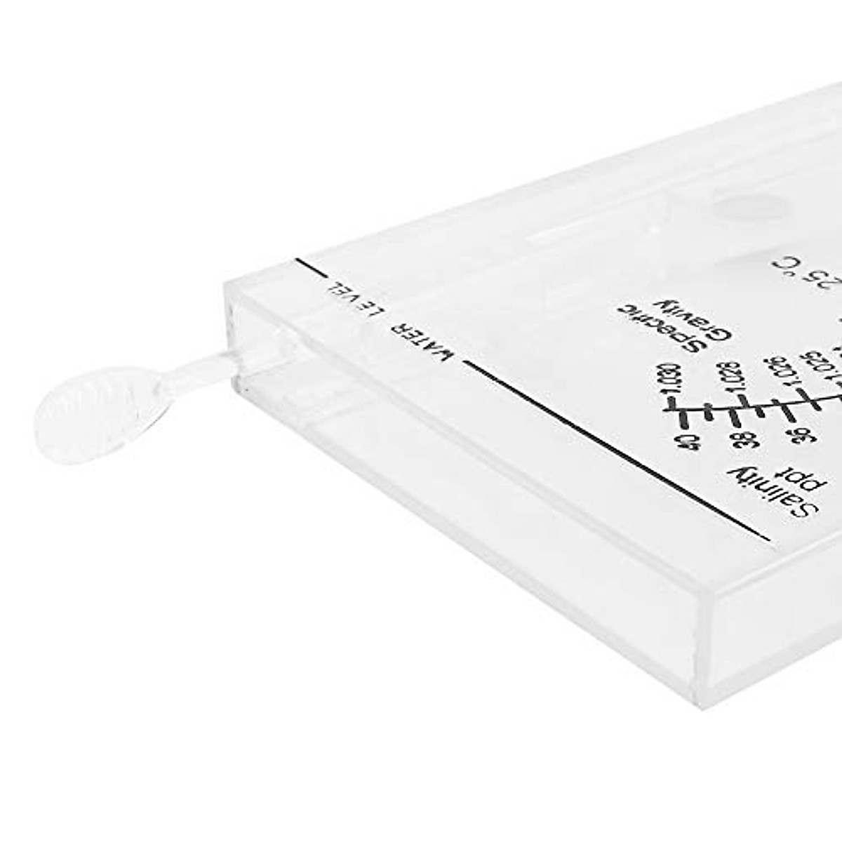 GLOGLOW Accurate Hydrometer Salinity Meter, Seawater Hydrometer Accurate Automatic Hydrometer Salt Water Salinity Meter for Aquarium Fish Tank Marine Sea Saltwater