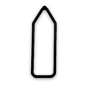 Pencil Cookie Cutter with Easy to Push Design, for Baby Showers, Work Events, and Birthday Celebrations (5 inch)