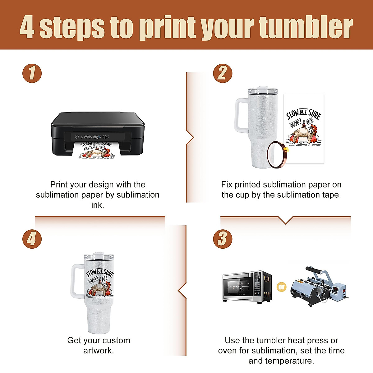 Icesip 40oz Sublimation Tumblers with Handle Lid Straw 20 Pack Stainless Steel Insulated Tumblers Blanks Water Bottle Travel Cups for Party Home Driving Office