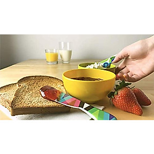 French Bull Melamine Mini Bowls for Snacks, Side Dishes, Dessert, Dipping Sauces or Ice Cream - Colorful Assorted Set of 6-10 ounce - 4" Bowls - Solid Color