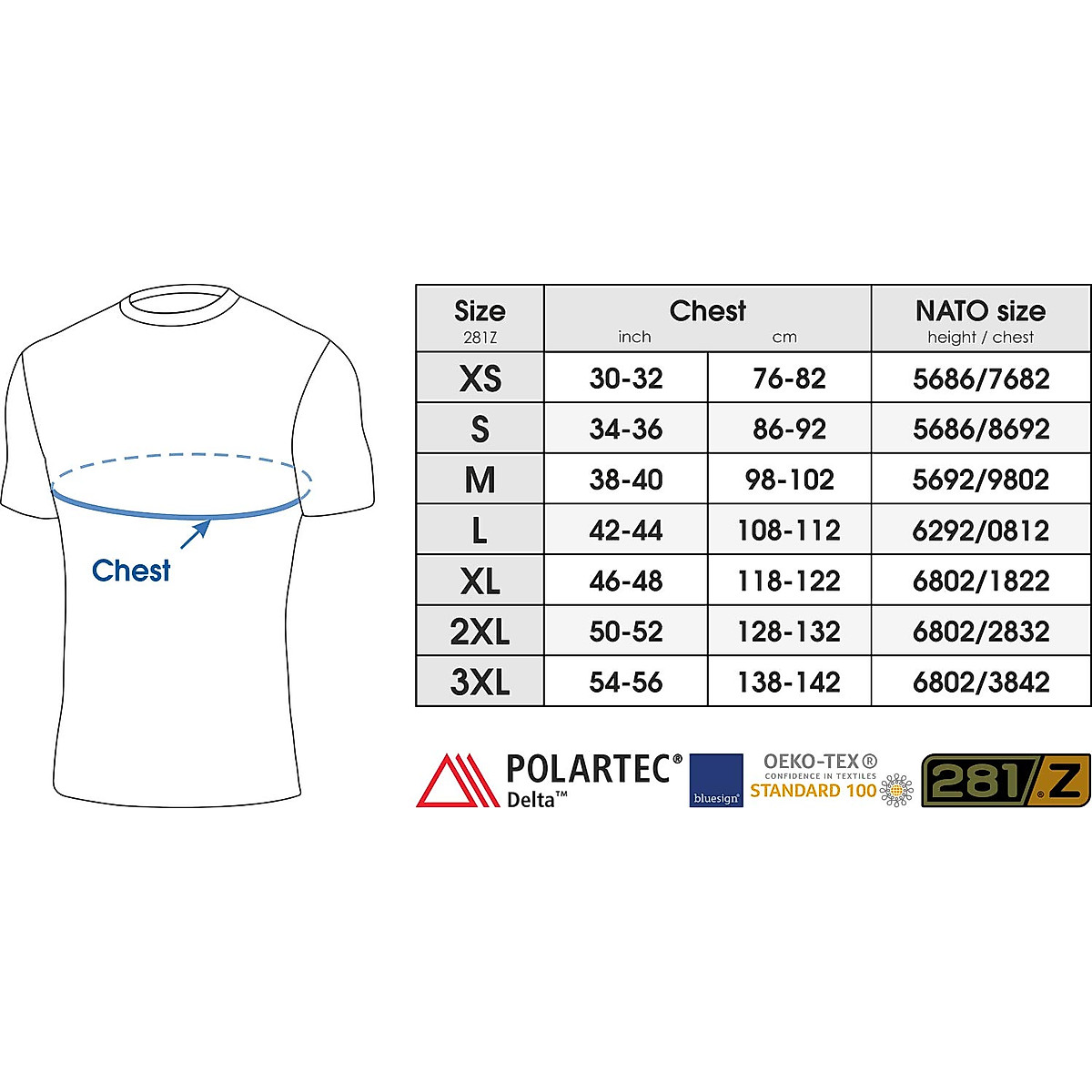 281Z Mens Military Moisture Wicking Base Layer T-Shirt - Tactical Training Army Professional - Polartec Delta - Odor Resist - Cool Touch (Coyote Brown, Large)