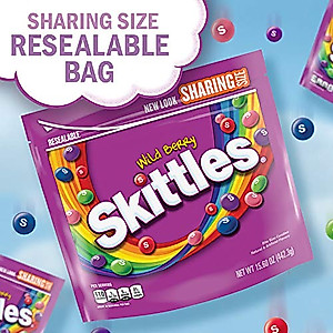 Skittles, Wild Berry Candy Sharing Size Bag, 15.6 oz