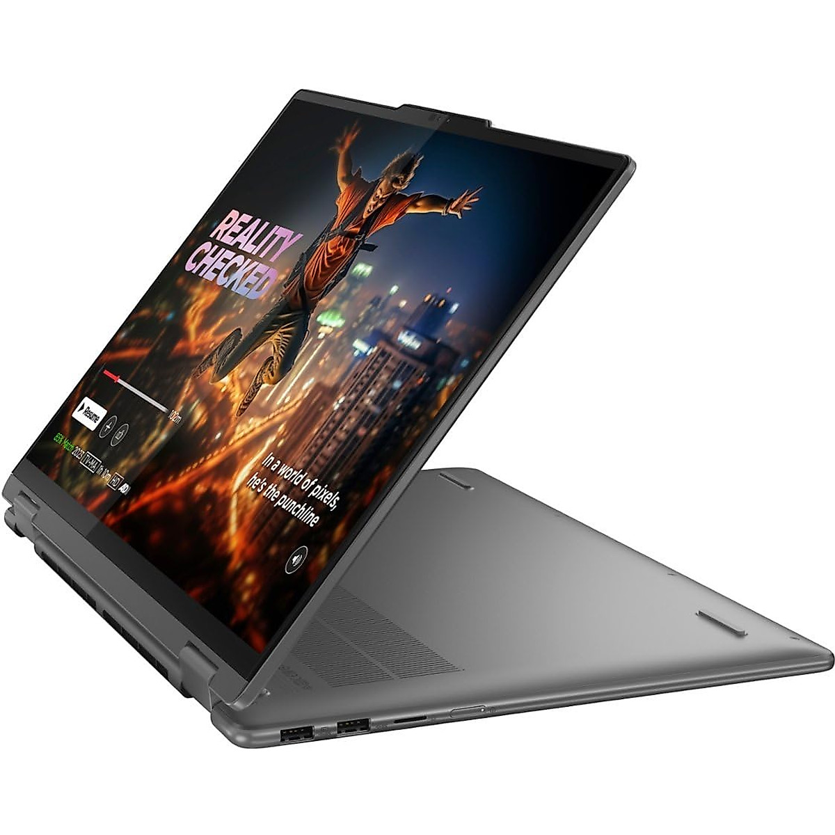 Lenovo Yoga 7i 2-in-1 AI Powered Touchscreen Laptop (Intel Core Ultra 7 155U 12-Core, 16GB RAM, 1TB PCIe SSD, Backlit KYB, FP Reader, 2 Thunderbolt 4, Win 11 Pro) w/AI Copilot & DKZ Hub
