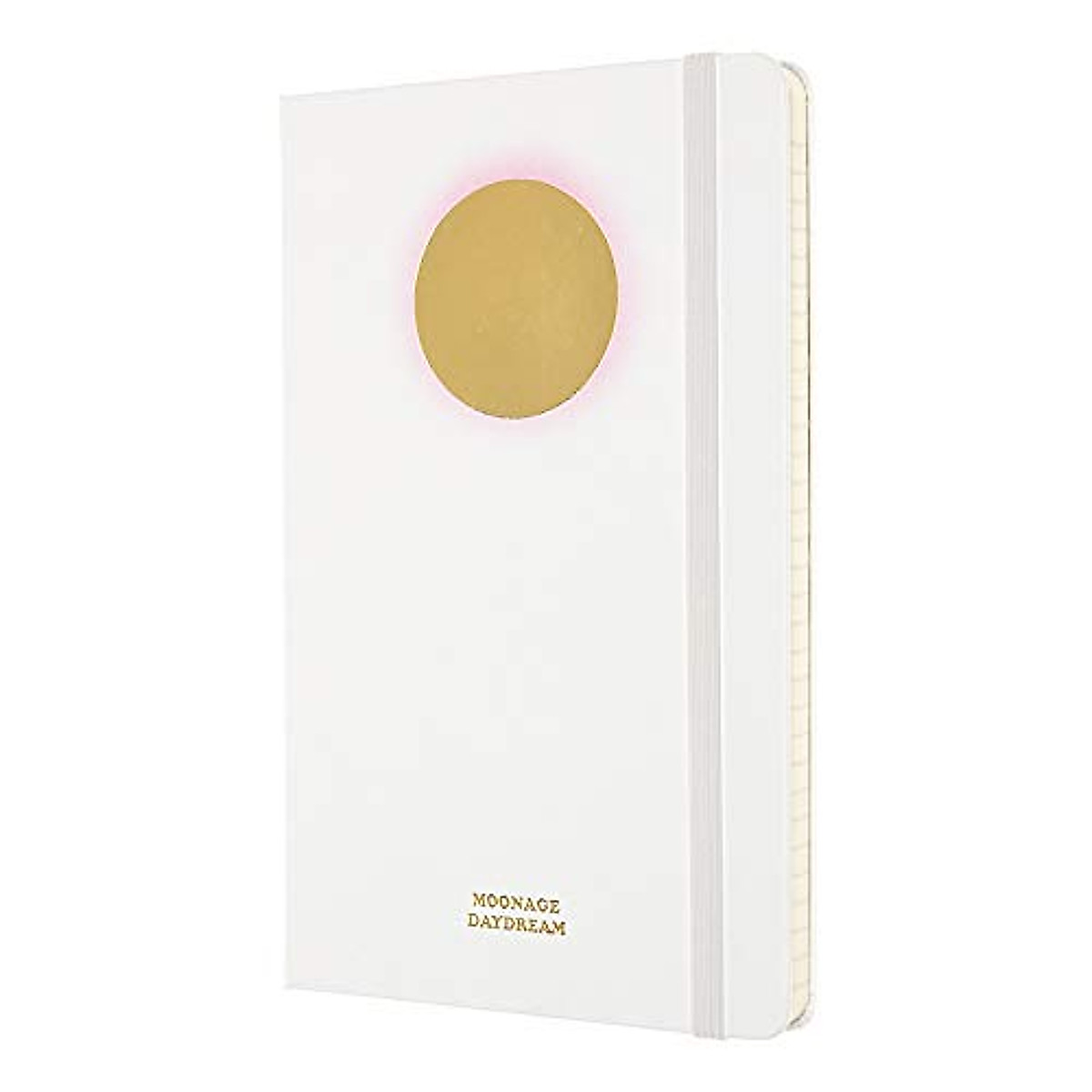 Moleskine Limited Edition David Bowie Notebook, Hard Cover, Large (5" x 8.25") Ruled/Lined, White, 240 Pages