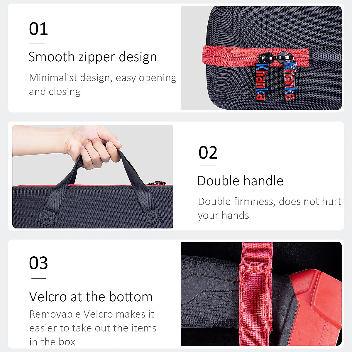 khanka Hard Tool Case Replacement for Milwaukee M18 FUEL Cordless Hackzall Reciprocating Saw 2719-20, Case Only