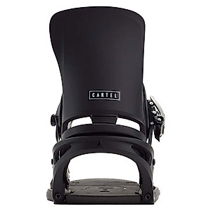Burton Mens' Cartel EST Snowboard Bindings (Black, Medium (8-11))