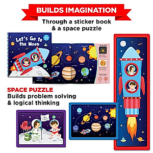 Learnabee Toys for 3 Year Old Boys/Girls | Gift for 3 Year Old Kids | Board Books and Fun Activities | Learning and Educational Toys & Games (1 Box Set)