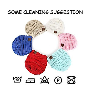 DYKL Packs Kids Baby Winter Warm Knit Hats for Boys Girls Soft Infant Baby Toddler Beanies for Boys Girls