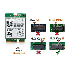 HighZer0 Electronics AX1690i Killer Series Upgraded WiFi 6E Adapter | Gaming WiFi Adapter | CNVio2 M.2 Wifi Card | 3.0 Gbps WiFi for PC | Bluetooth 5.3 Support | Requires Intel 12th+ Gen CPU (AX1690i)